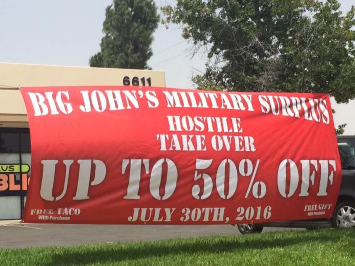 #1 Retractable Banners Anaheim, CA | Local Custom Sign Company
